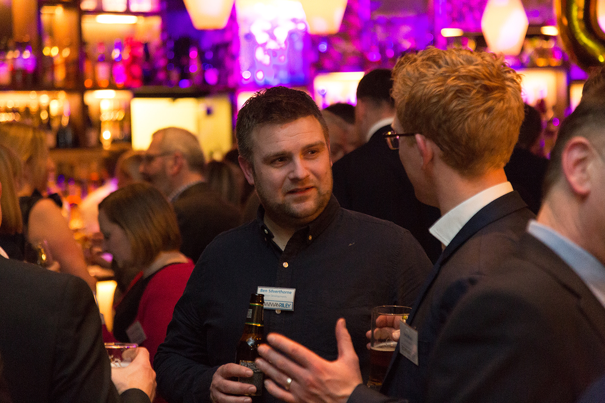 50 years at Bowman Riley celebrations at East59th rooftop bar in Leeds.