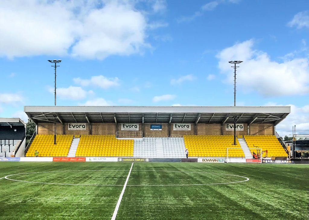 Supporting Harrogate Town FC's rise to the English Football League