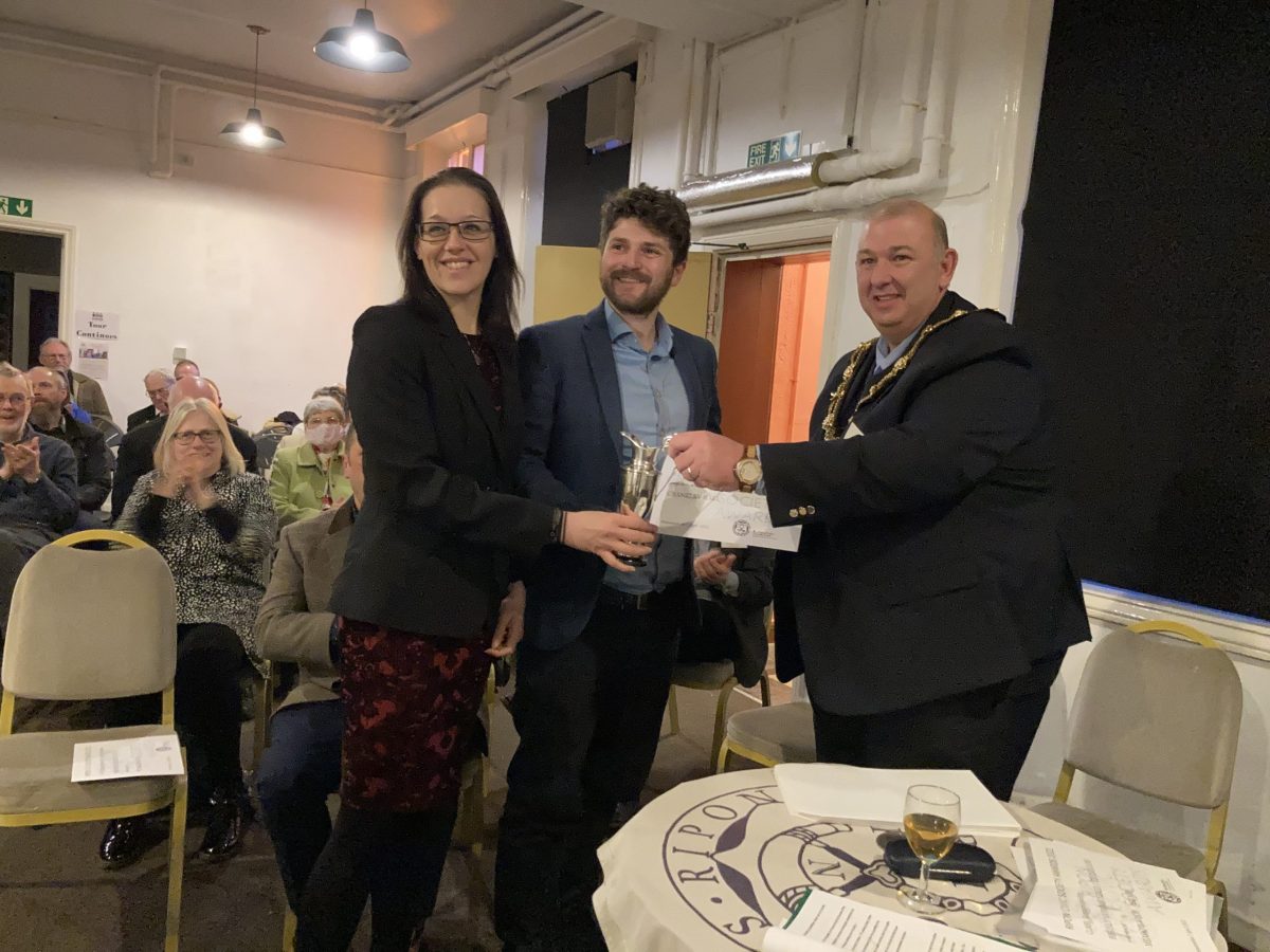 Triumph at Ripon Civic Society Awards Bowman Riley