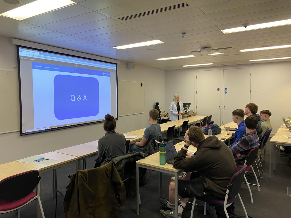 Guest Lecture at Leeds Beckett University Bowman Riley