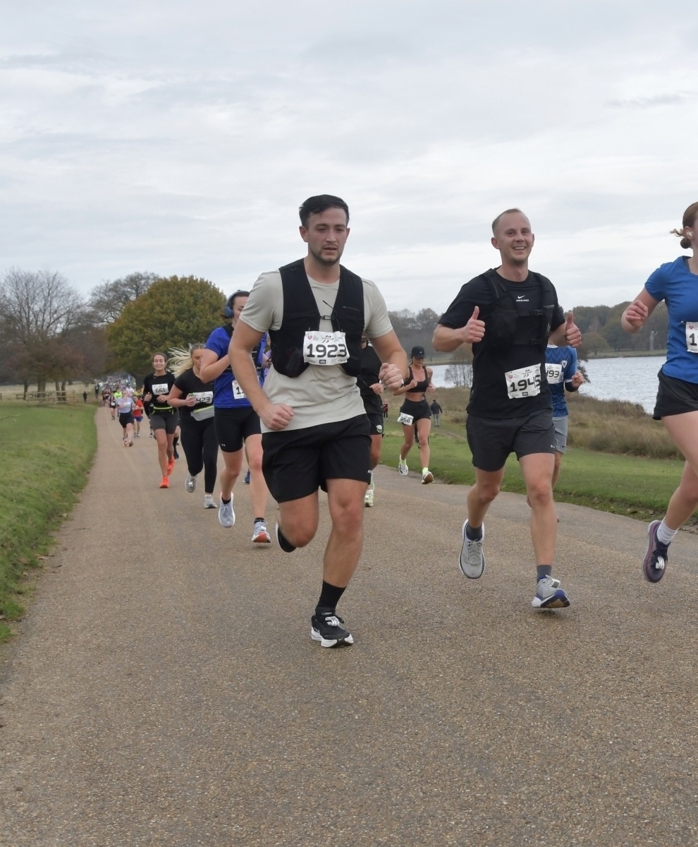 Sam Richardson runs Manchester Marathon for Cancer Research
